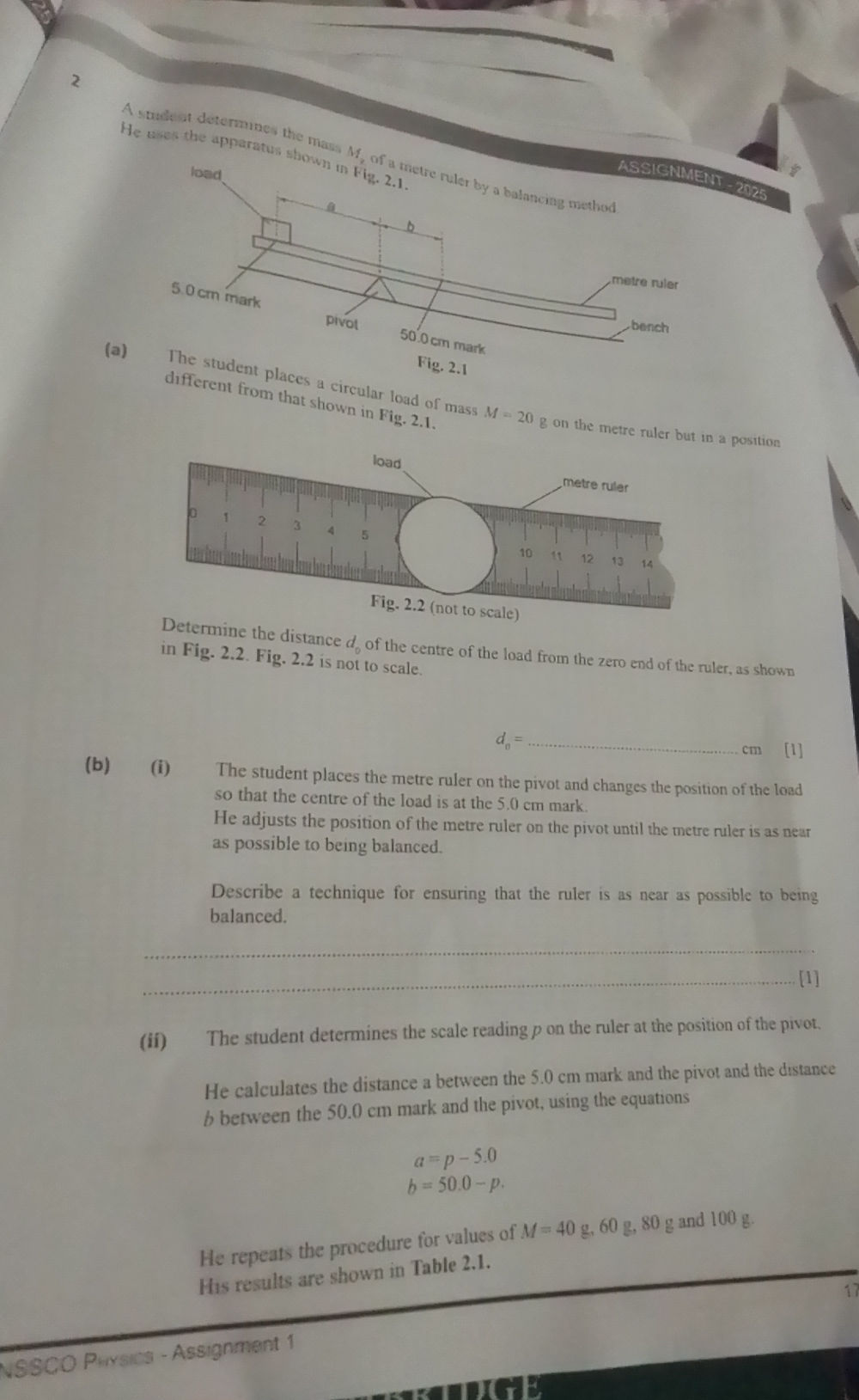 (a) Determine the distance $d_o$ of the | StudyX