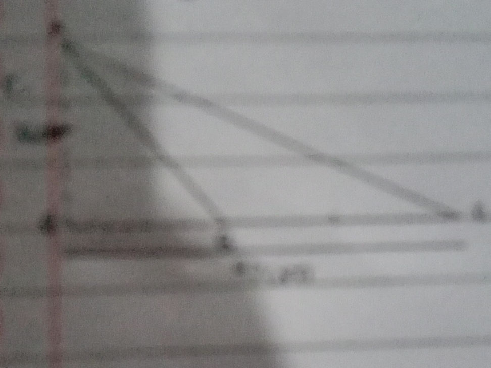 The image shows a triangle with points | StudyX