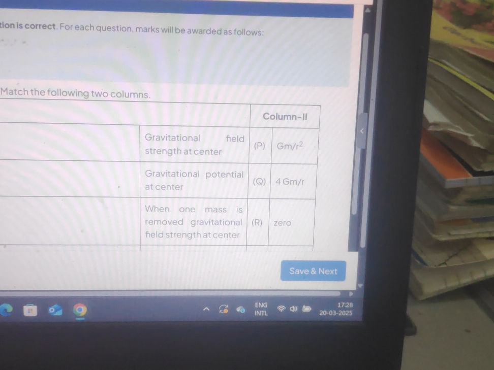 Match the following two columns. | Column-I | StudyX