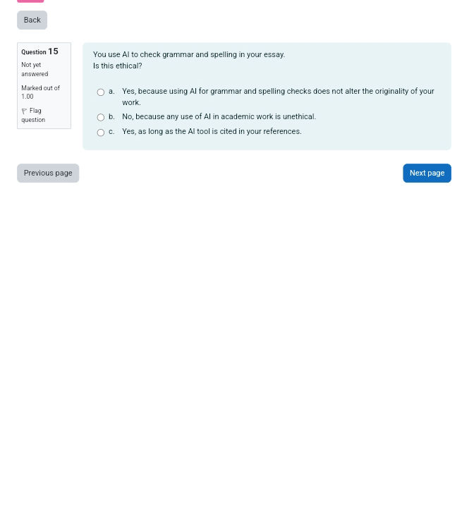 You use Al to check grammar and spelling in | StudyX