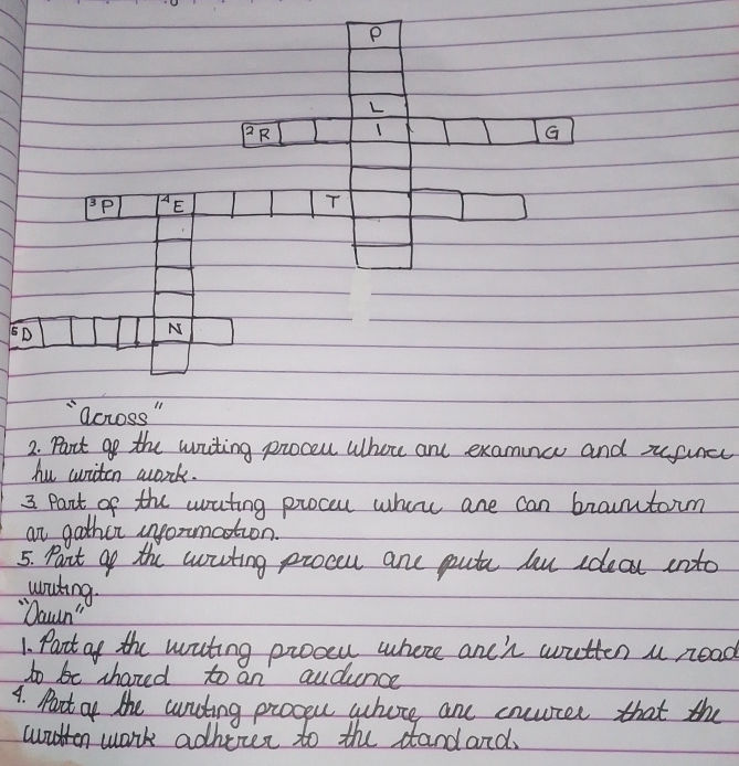 Crossword Puzzle: "Across" 2. Part of the | StudyX