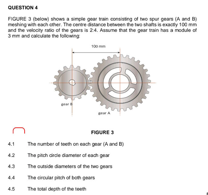 QUESTION 4 FIGURE 3 (below) shows a simple | StudyX