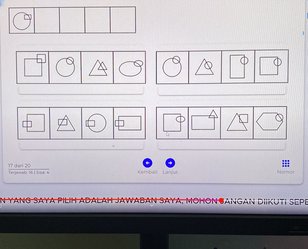 The image presents a pattern recognition | StudyX