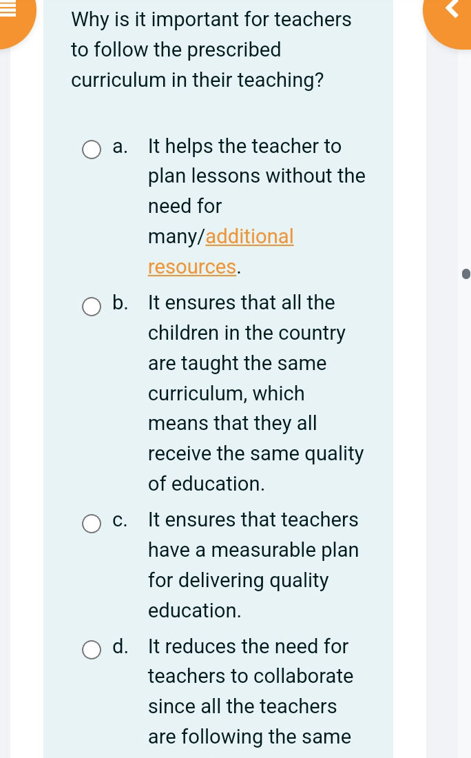 Why is it important for teachers to follow | StudyX