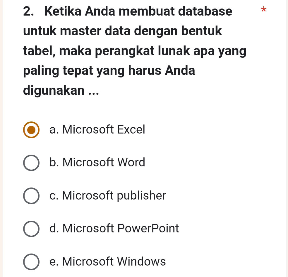 2. Ketika Anda membuat database untuk master | StudyX