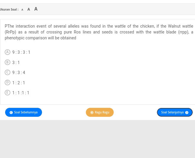 The interaction event of several alleles was | StudyX