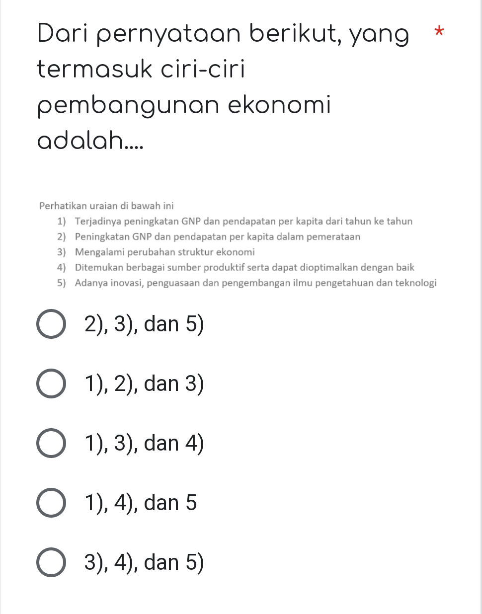 Dari pernyataan berikut, yang termasuk | StudyX