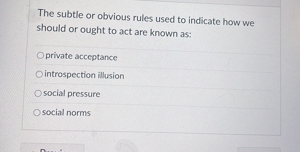 The subtle or obvious rules used to indicate | StudyX