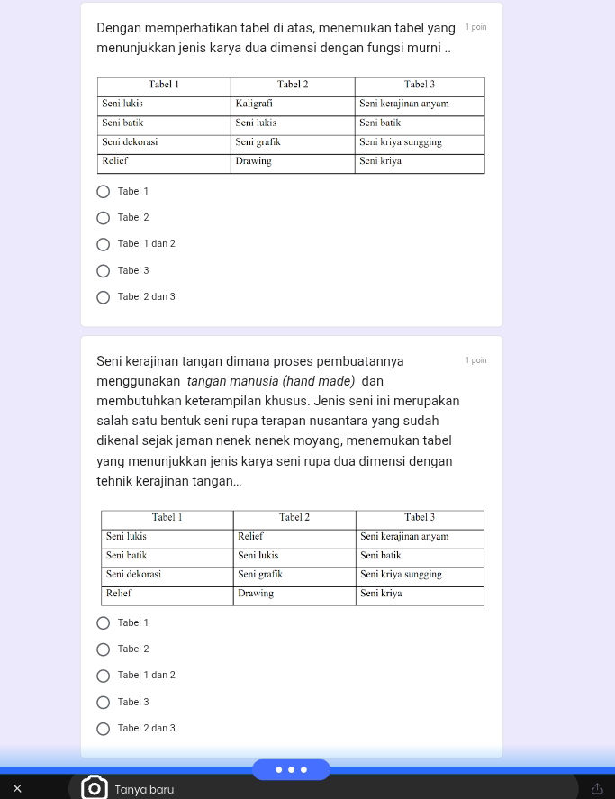 Dengan memperhatikan tabel di atas, | StudyX
