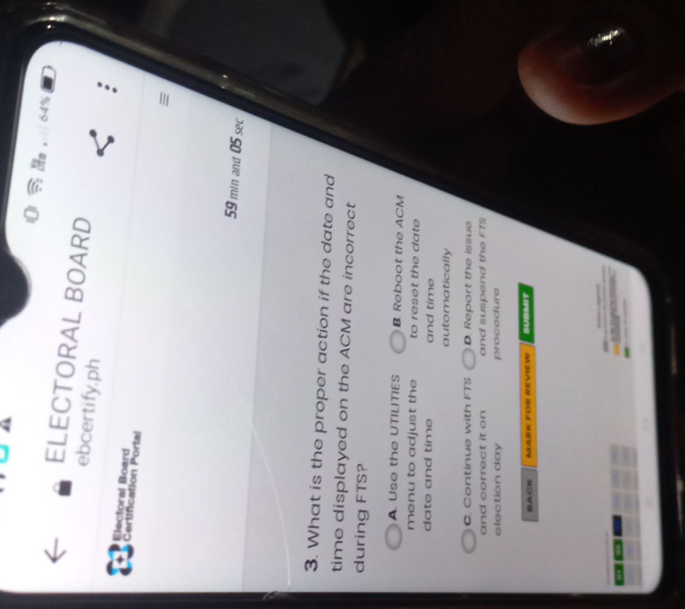 3. What is the proper action if the date and | StudyX
