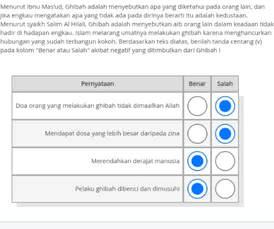 Berdasarkan teks di atas, berilah tanda | StudyX