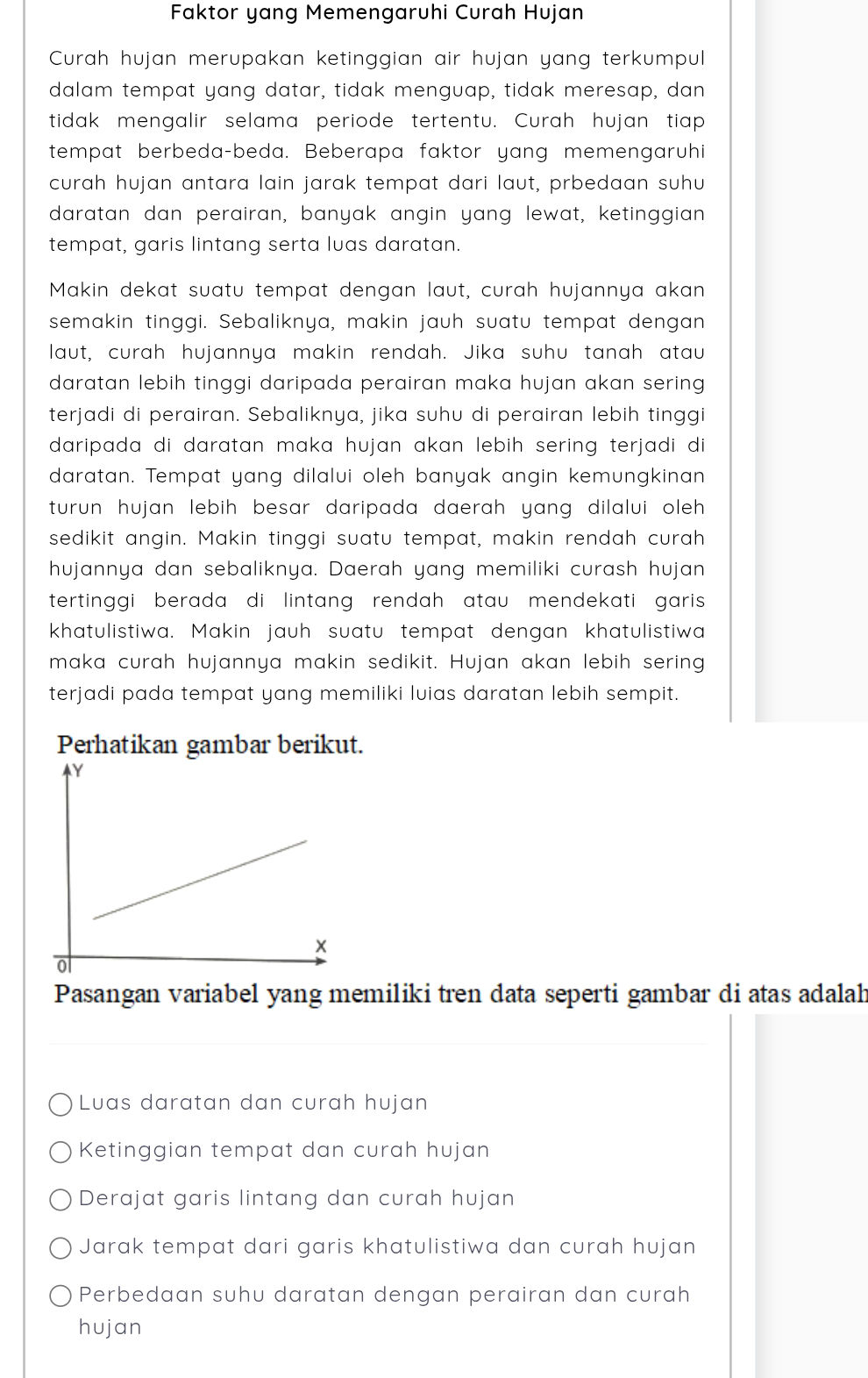 Perhatikan gambar berikut. ``` Y | | | StudyX