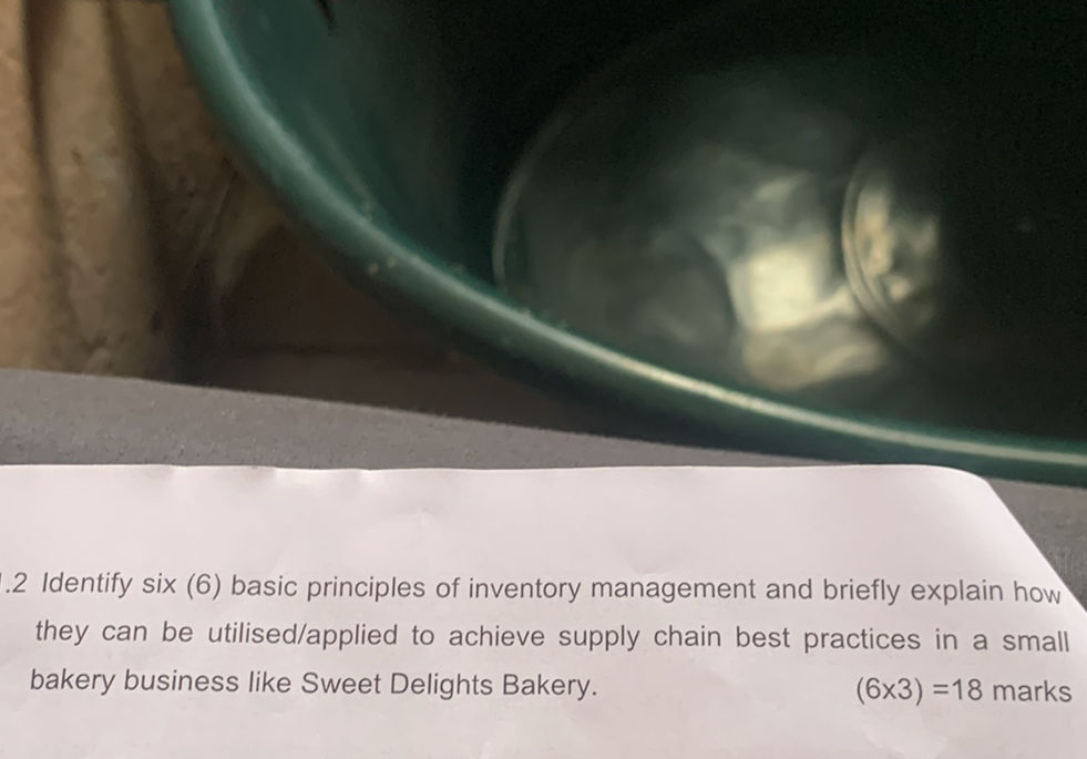 1.2 Identify six (6) basic principles of | StudyX