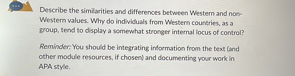 Describe the similarities and differences | StudyX