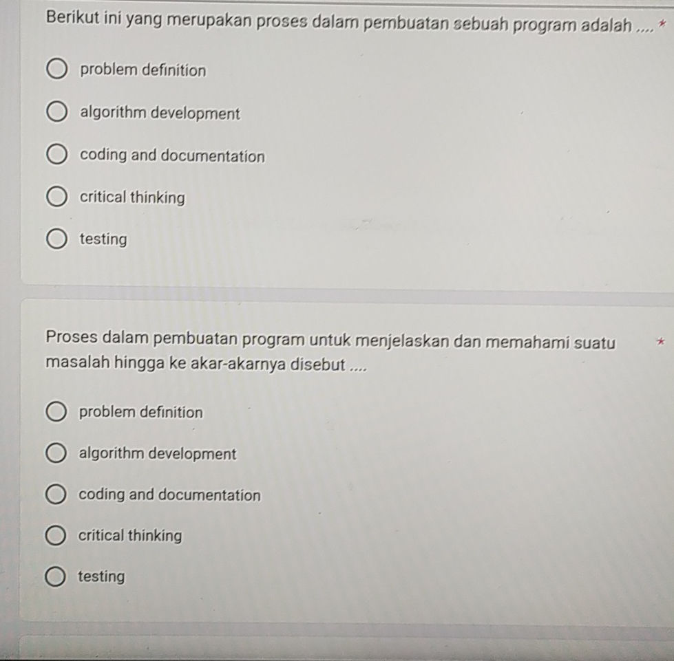 Berikut ini yang merupakan proses dalam | StudyX