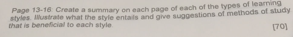 Page 13-16: Create a summary on each page of | StudyX