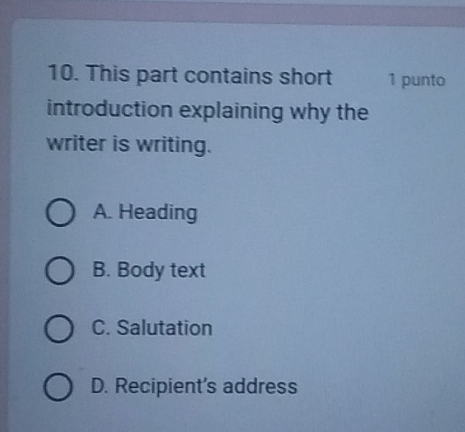 10. This part contains short introduction | StudyX