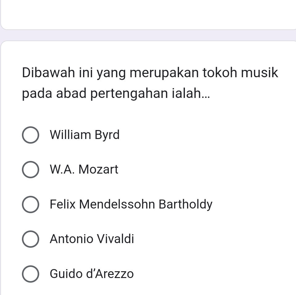 Dibawah ini yang merupakan tokoh musik pada | StudyX