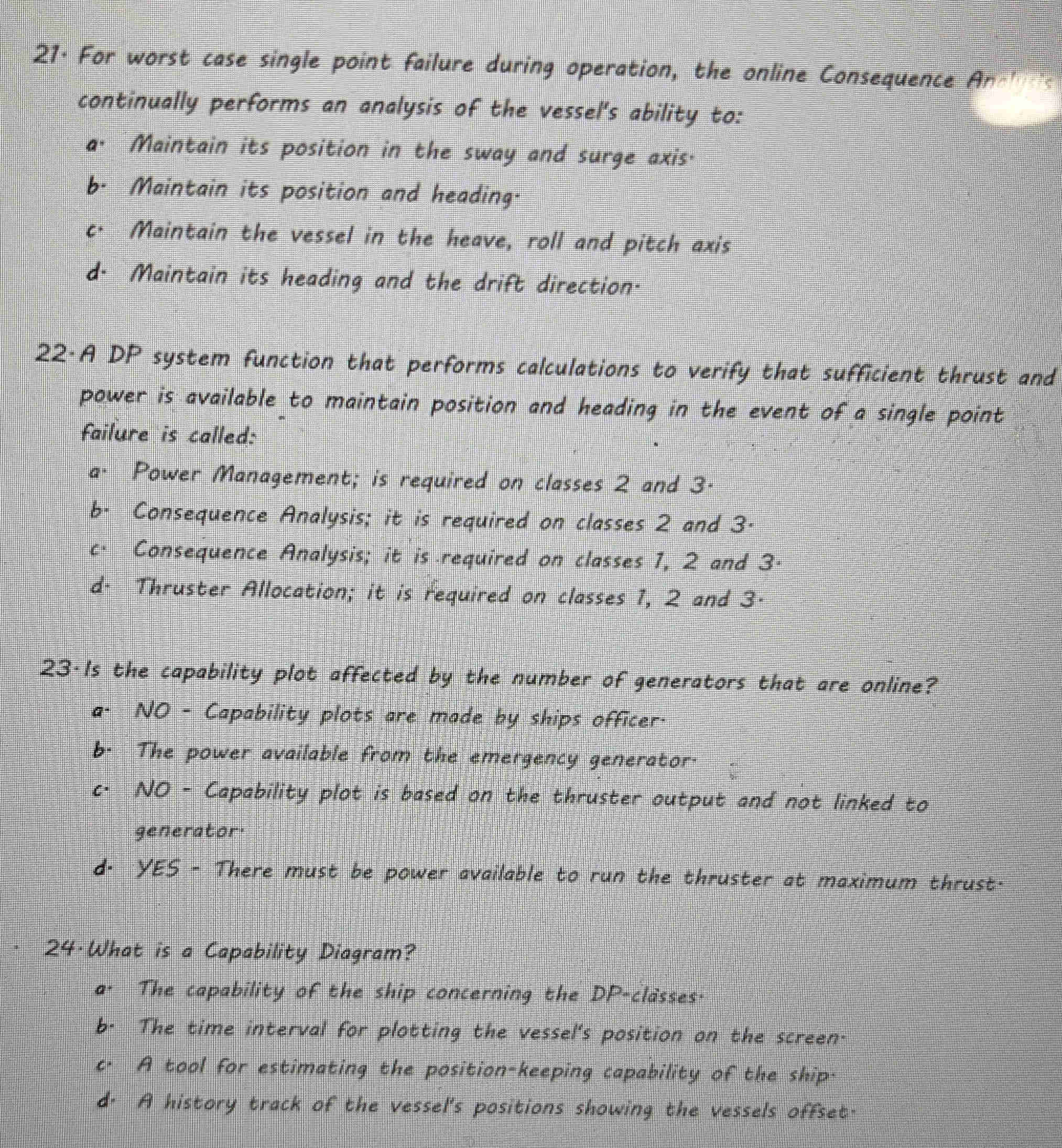 21. For worst case single point failure | StudyX