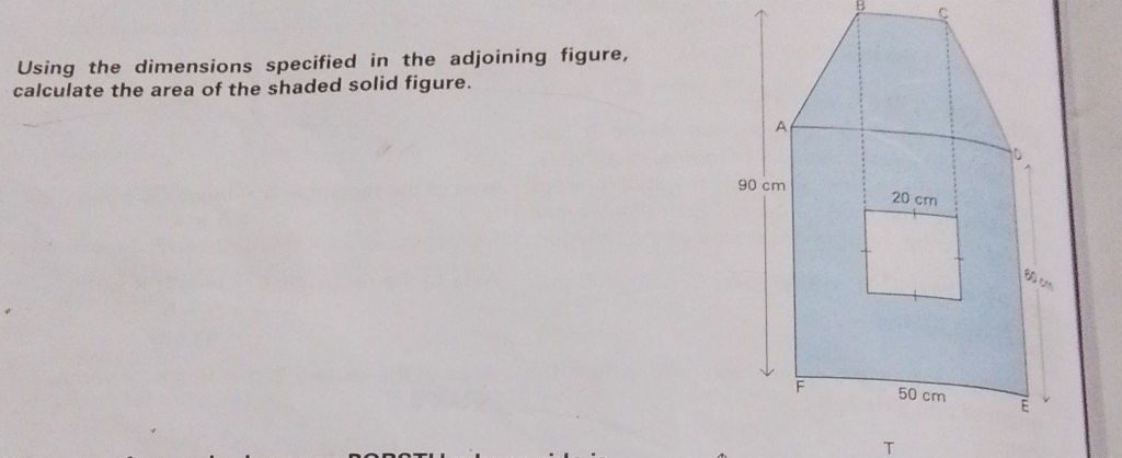Using the dimensions specified in the | StudyX