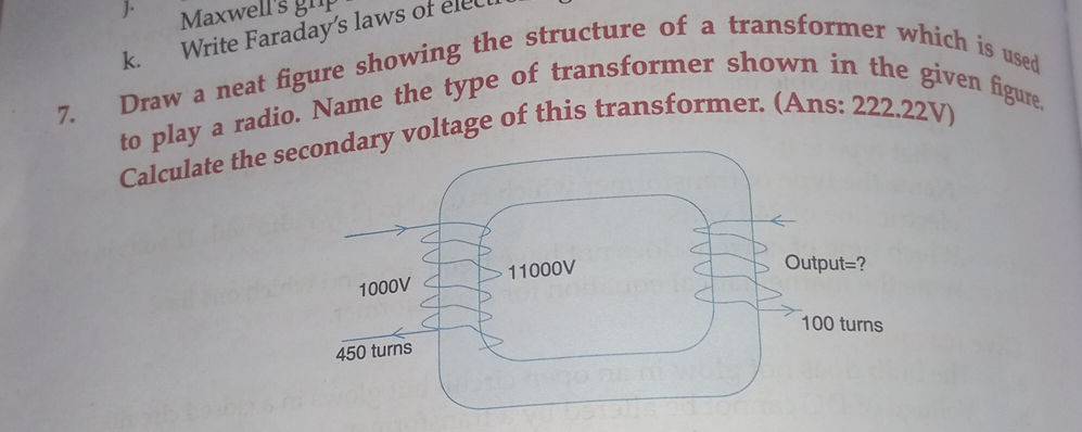 7. Draw a neat figure showing the structure | StudyX