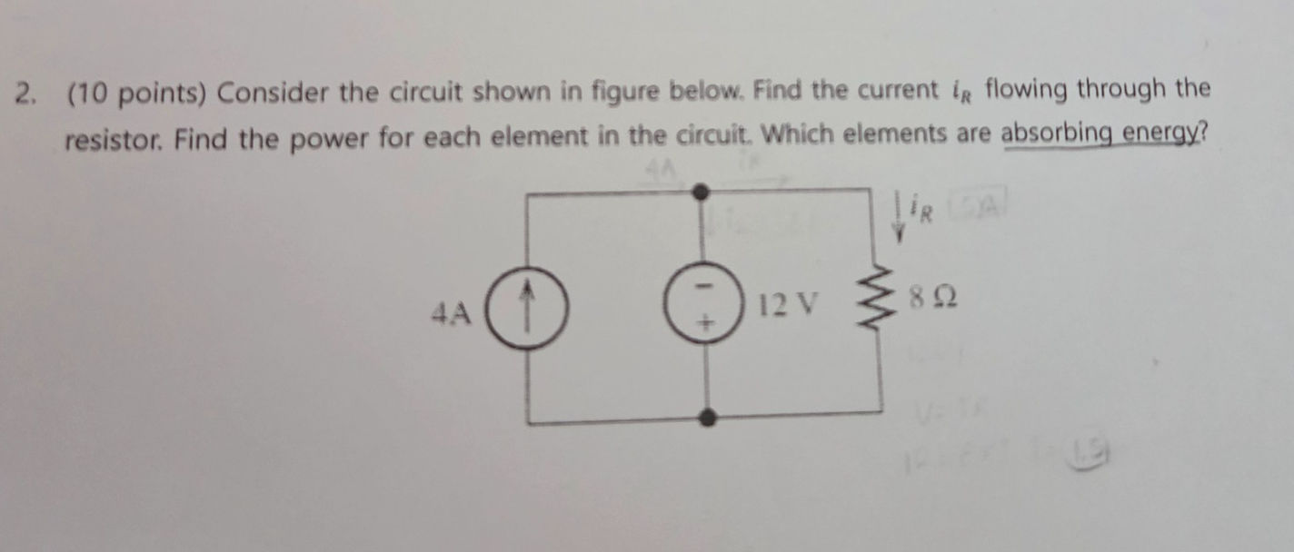 2. (10 points) Consider the circuit shown in | StudyX