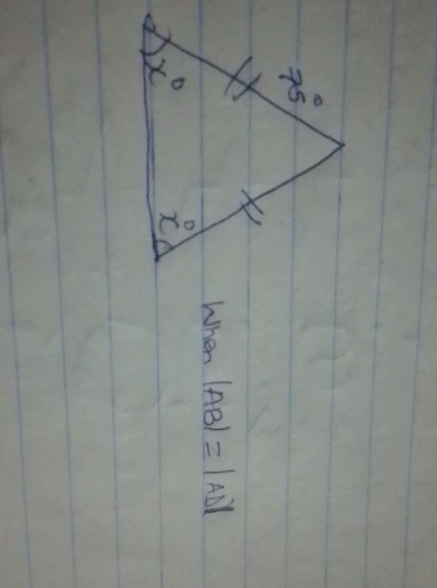 Given a triangle with angles labeled as | StudyX