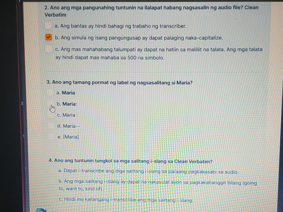 2. Ano ang mga pangunahing tuntunin na | StudyX