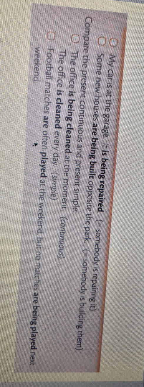 Compare the present continuous and present | StudyX