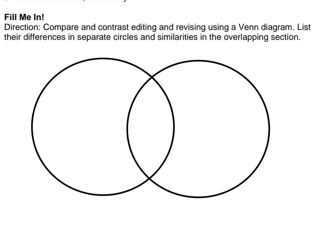 Fill Me In! Direction: Compare and contrast | StudyX