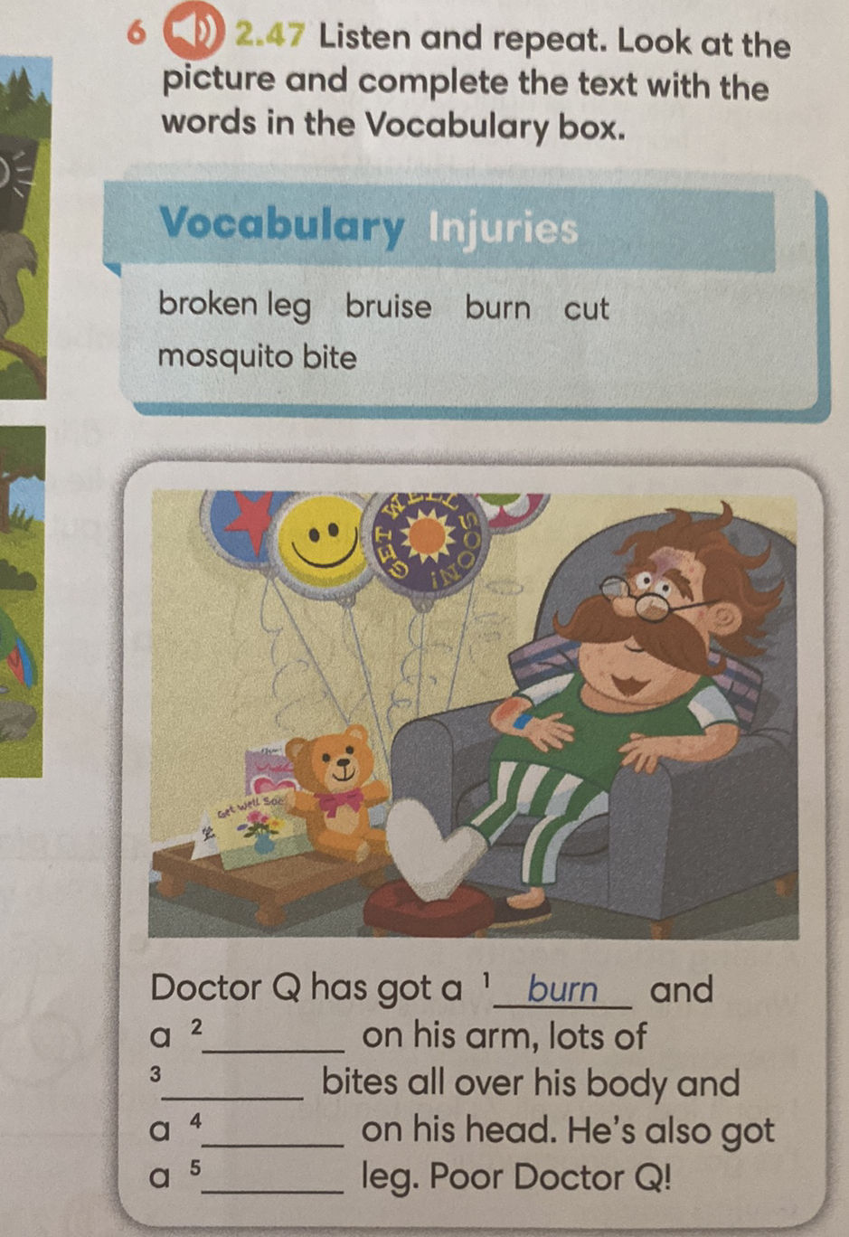 Listen and repeat. Look at the picture and | StudyX