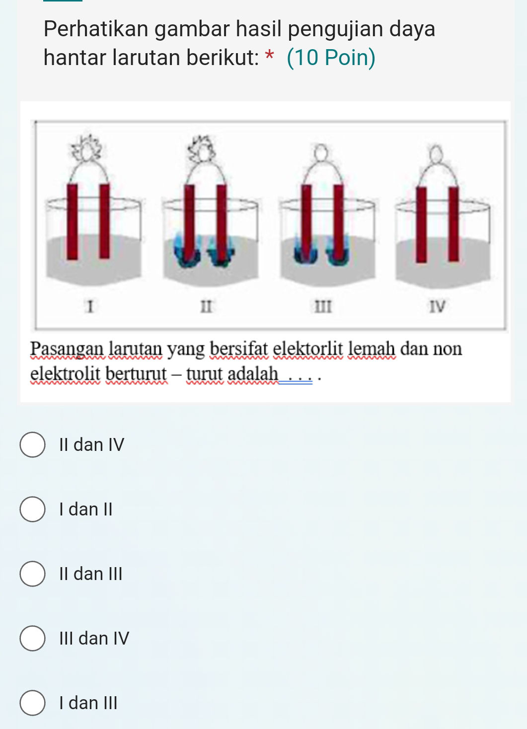Perhatikan gambar hasil pengujian daya | StudyX