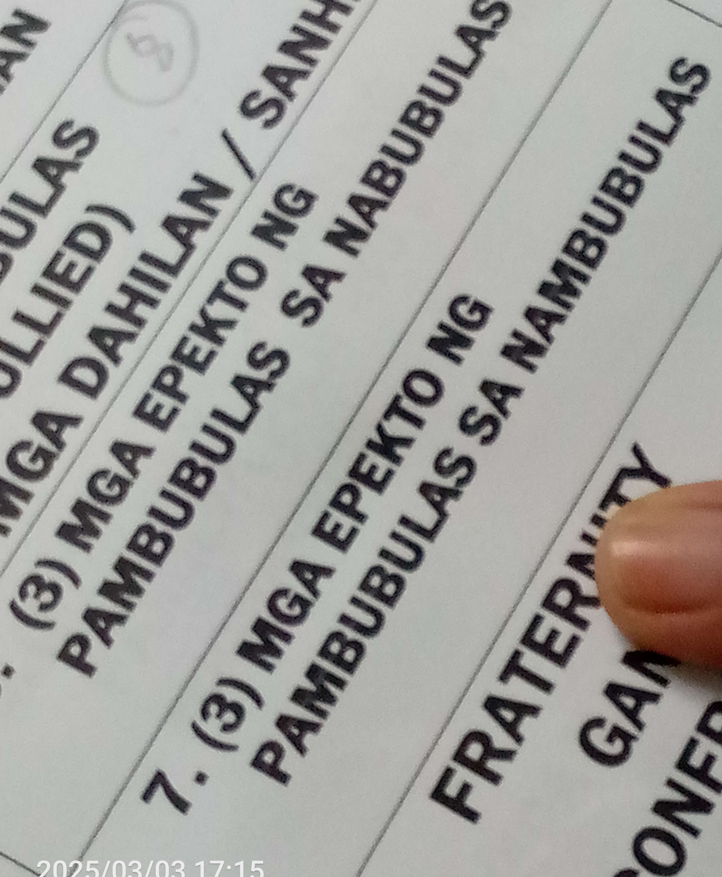 (3) MGA EPEKTO NG PAMBUBULAS SA NABUBULAS | StudyX