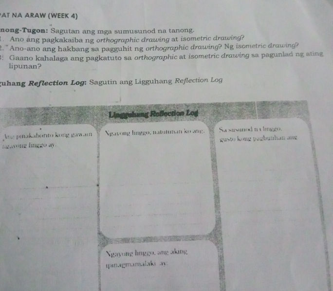 1. Ano ang pagkakaiba ng orthographic | StudyX