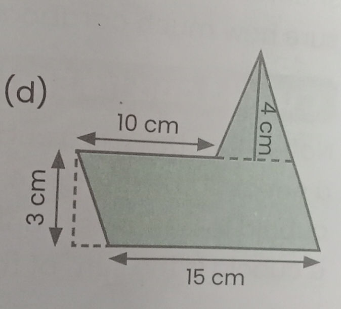 The image shows a composite shape made up of | StudyX