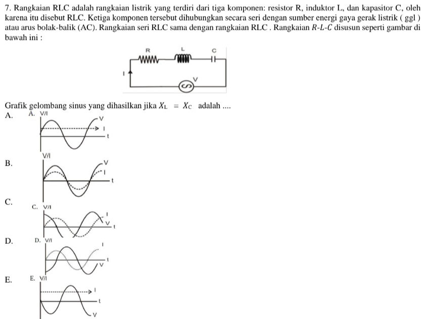 7. Rangkaian RLC adalah rangkaian listrik | StudyX