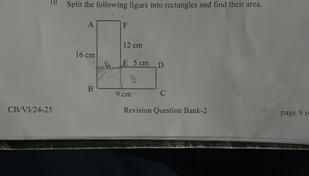 10. Split the following figure into | StudyX