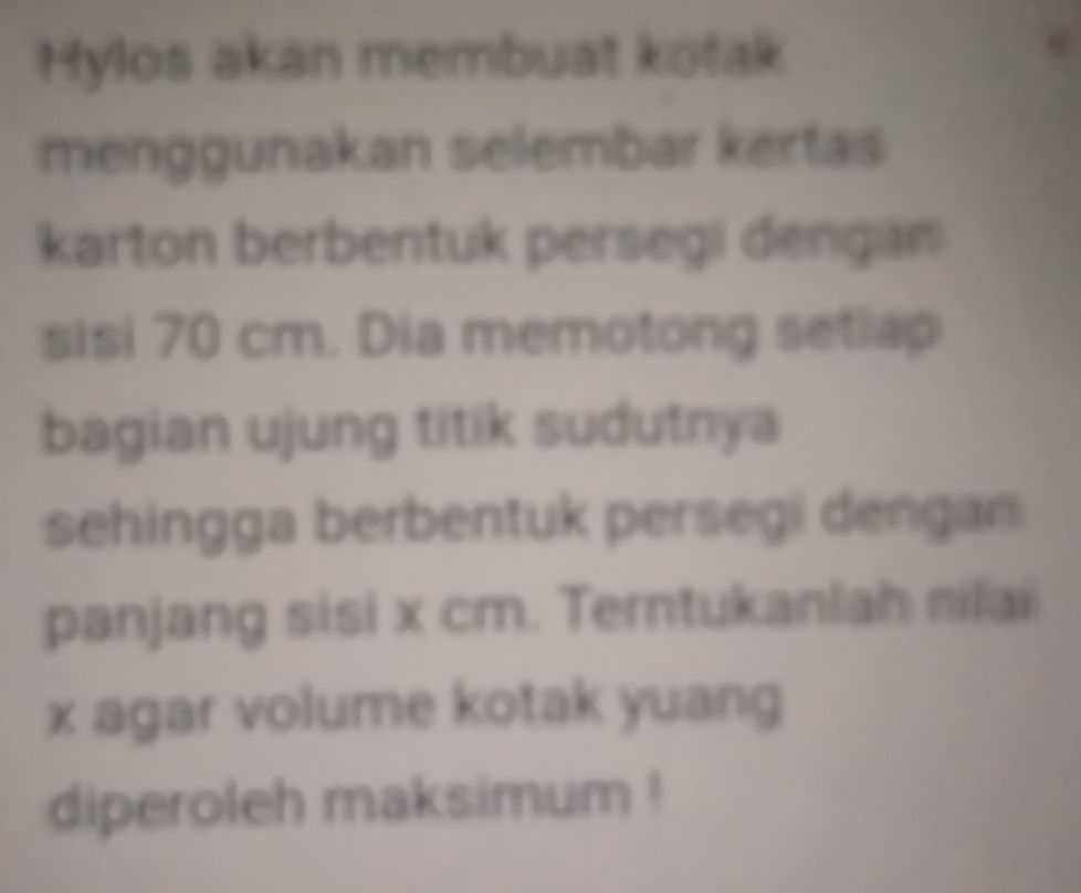 Hylos akan membuat kotak menggunakan | StudyX
