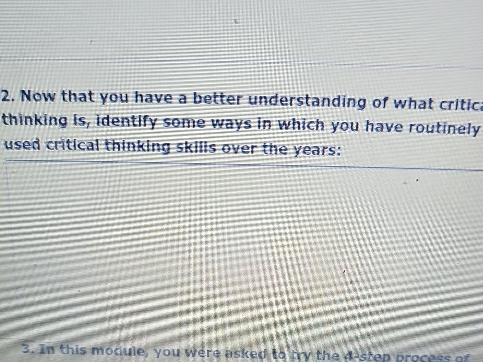 2. Now that you have a better understanding | StudyX
