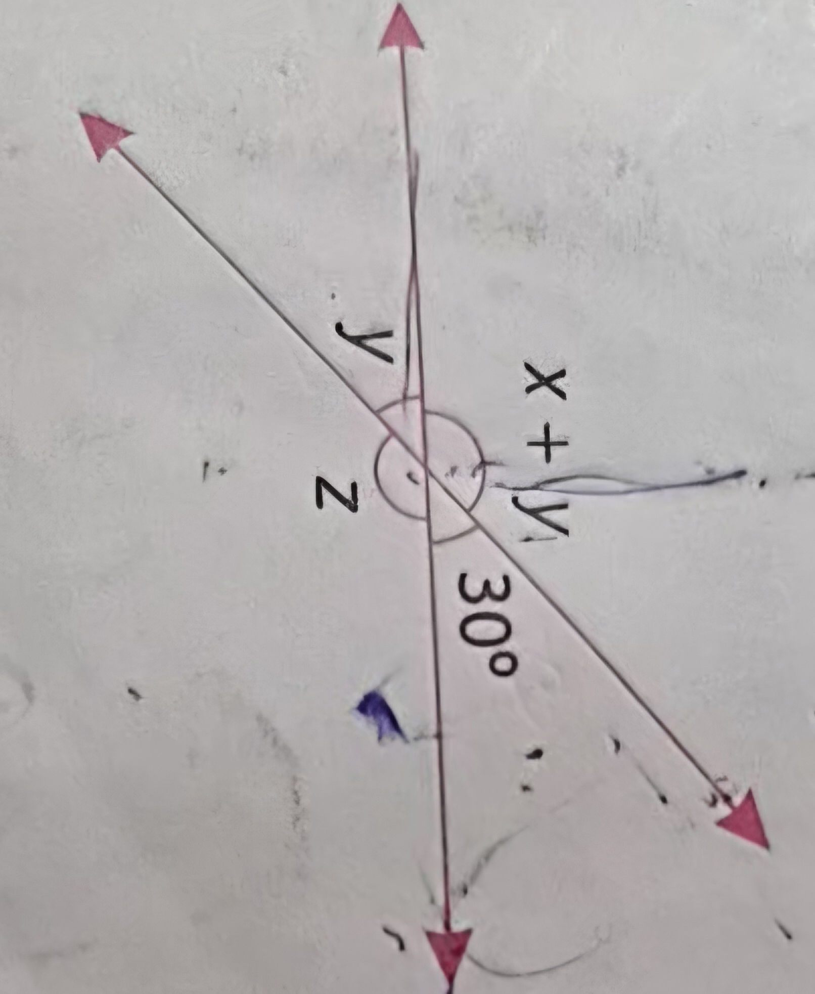 The image shows intersecting lines forming | StudyX