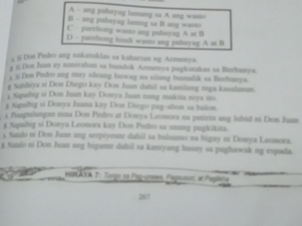 A - ang pahayag lamang sa A ang wasto B - | StudyX