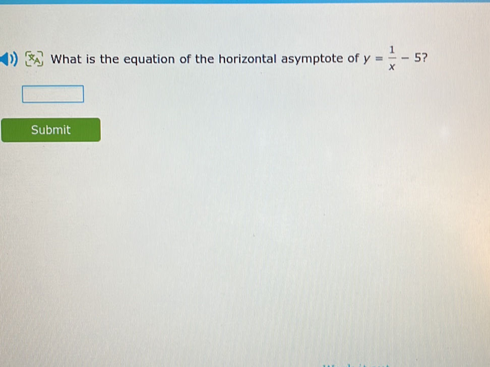 What is the equation of the horizontal | StudyX