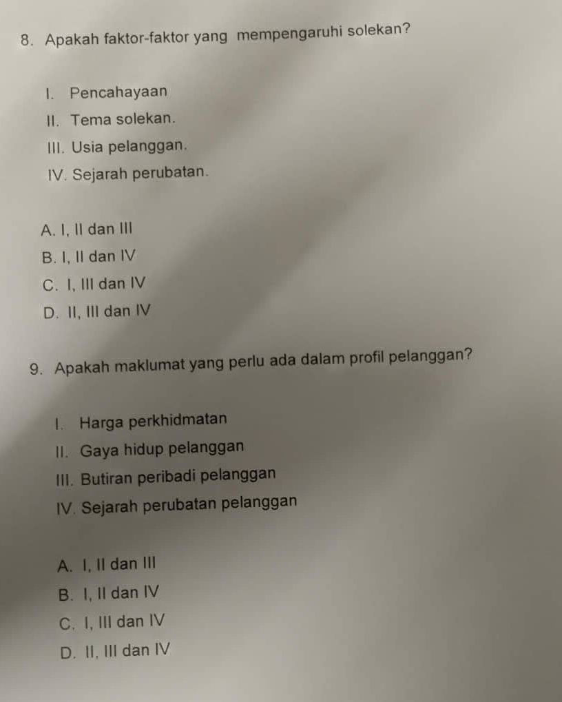 8. Apakah faktor-faktor yang mempengaruhi | StudyX