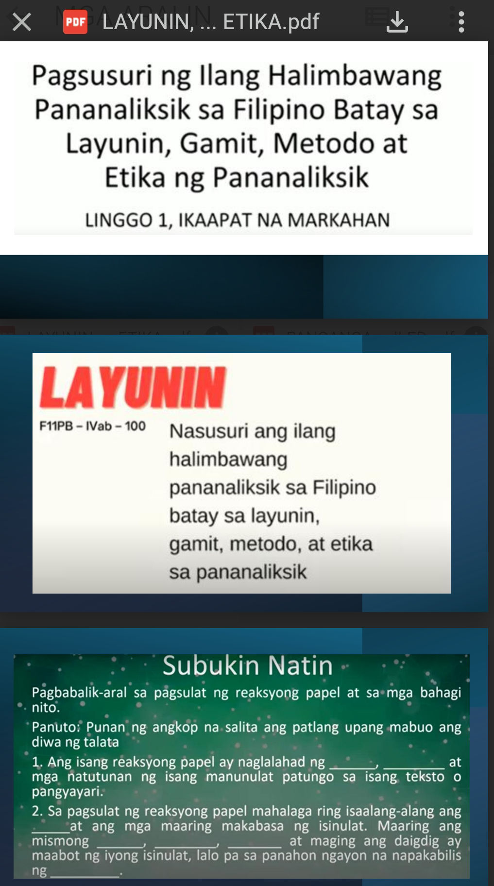 Pagsusuri ng Ilang Halimbawang Pananaliksik | StudyX