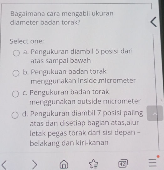 Bagaimana cara mengabil ukuran diameter | StudyX