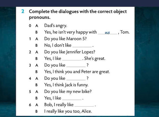 2 Complete the dialogues with the correct | StudyX