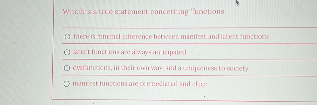 Which is a true statement concerning | StudyX