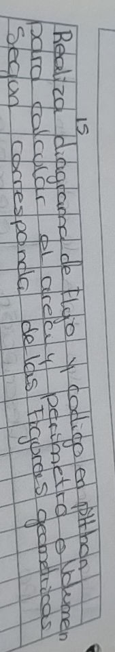 Realiza diagrama de Flujo y codigo en python | StudyX