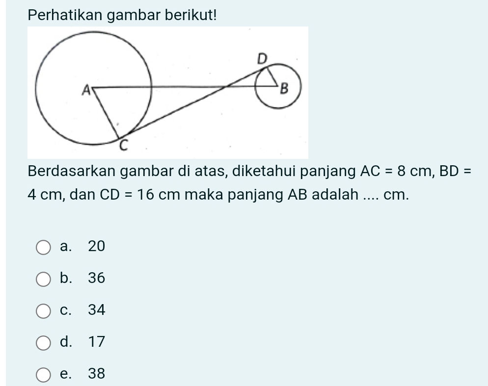 Berdasarkan gambar di atas, diketahui | StudyX