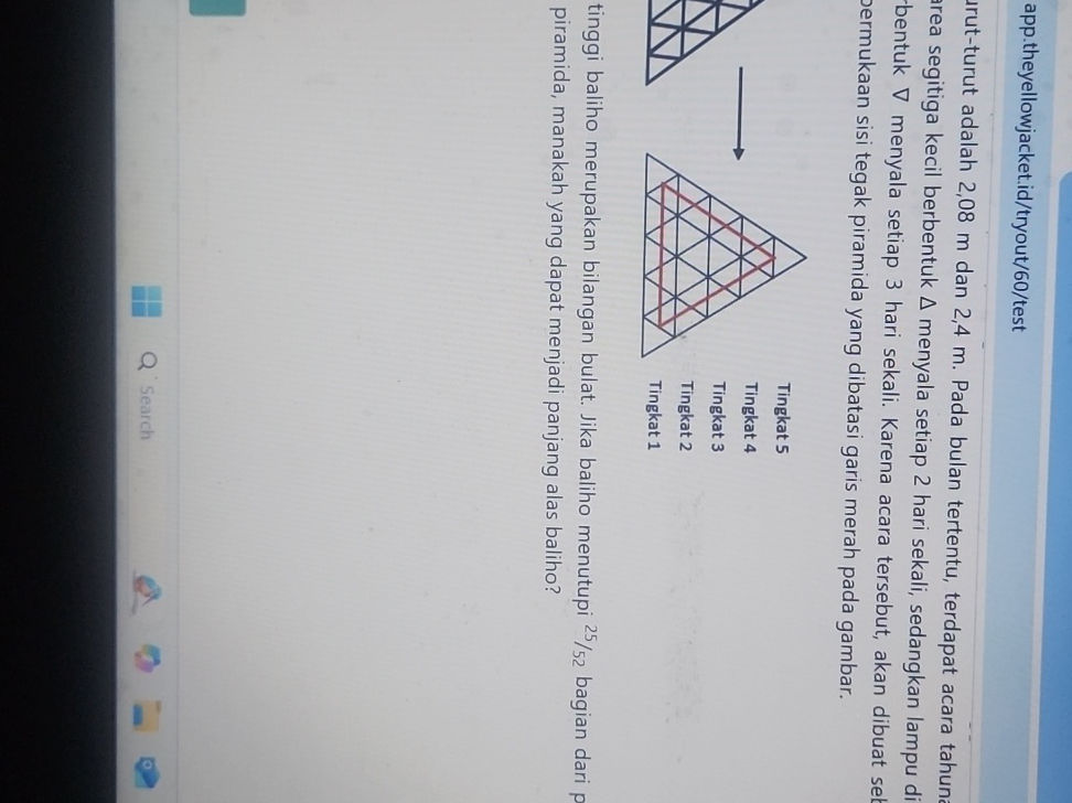 urut-turut adalah 2,08 m dan 2,4 m. Pada | StudyX